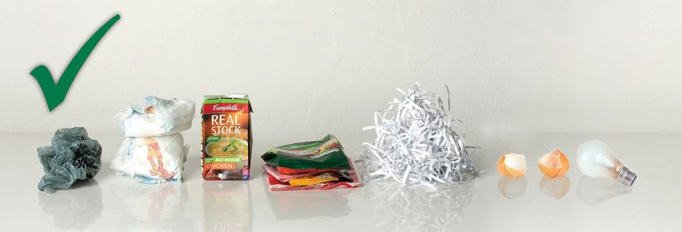 Red Lid General Waste Bin - Central Coast Council